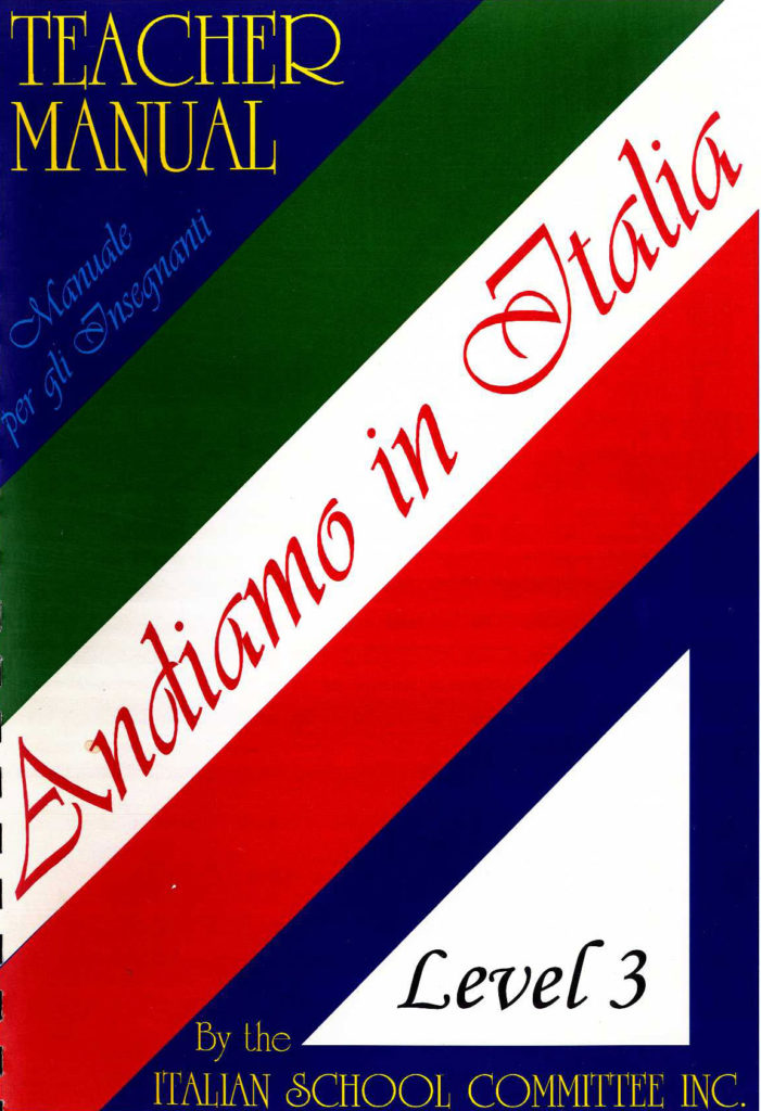 Andiamo in Italia Level 3 - Teacher Manual - Insegna