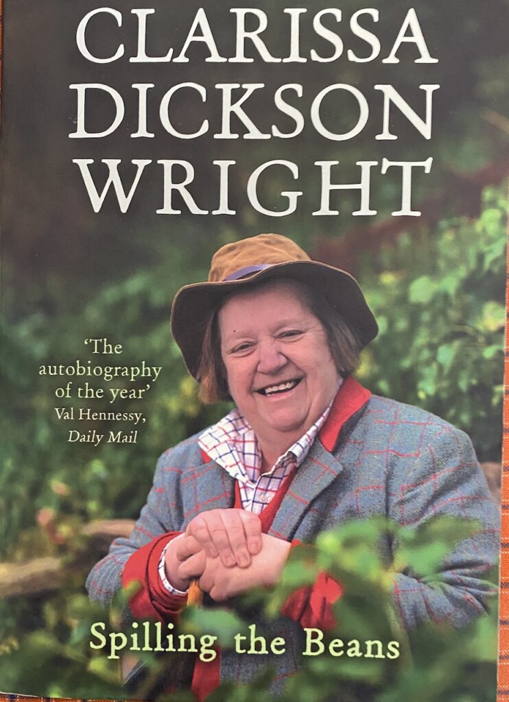 The autobiography of CLARISSA DICKSON WRIGHT - Spilling the Beans - Insegna